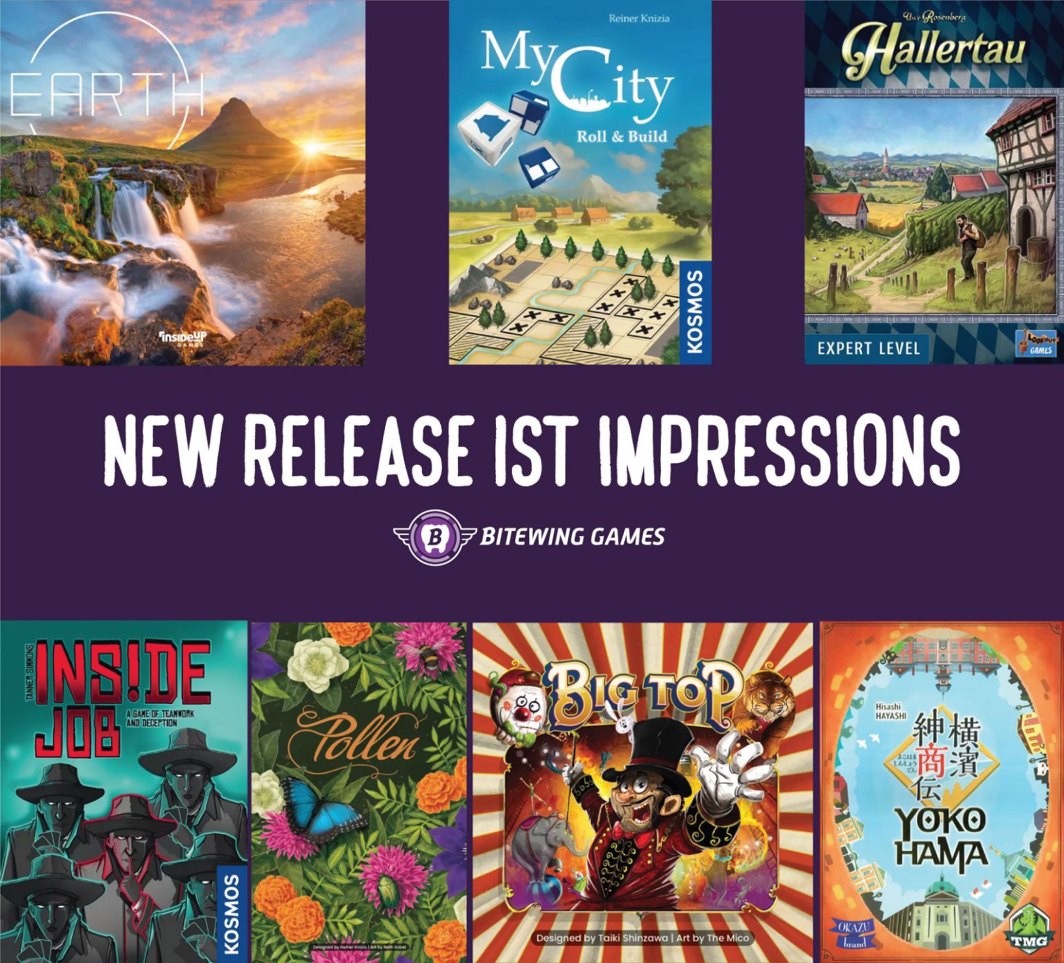1st Impressions of My City: Roll & Build, Earth, Inside Job, Pollen ...