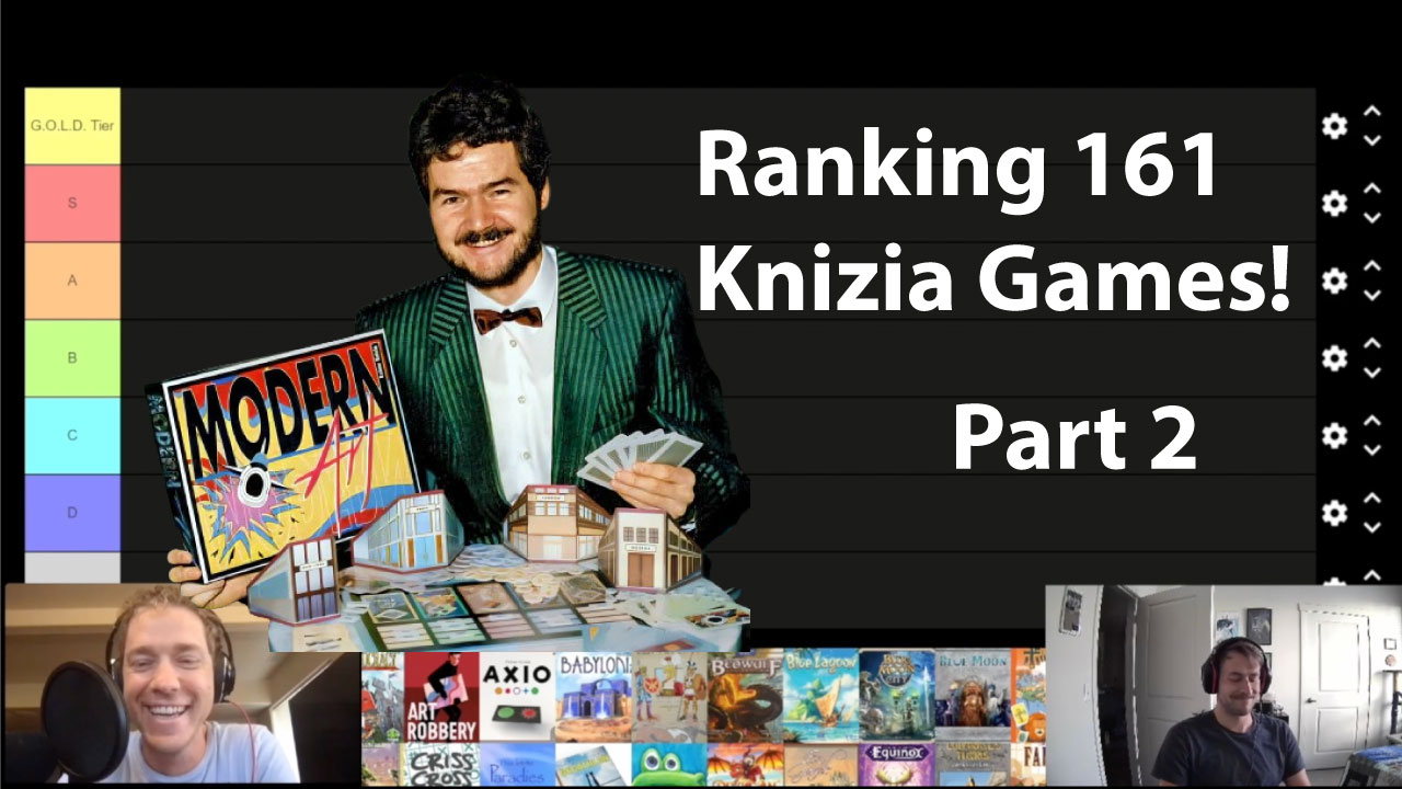 Ultimate Reiner Knizia Tier List — Ranking 224 Knizia Board Games! - Bitewing Games