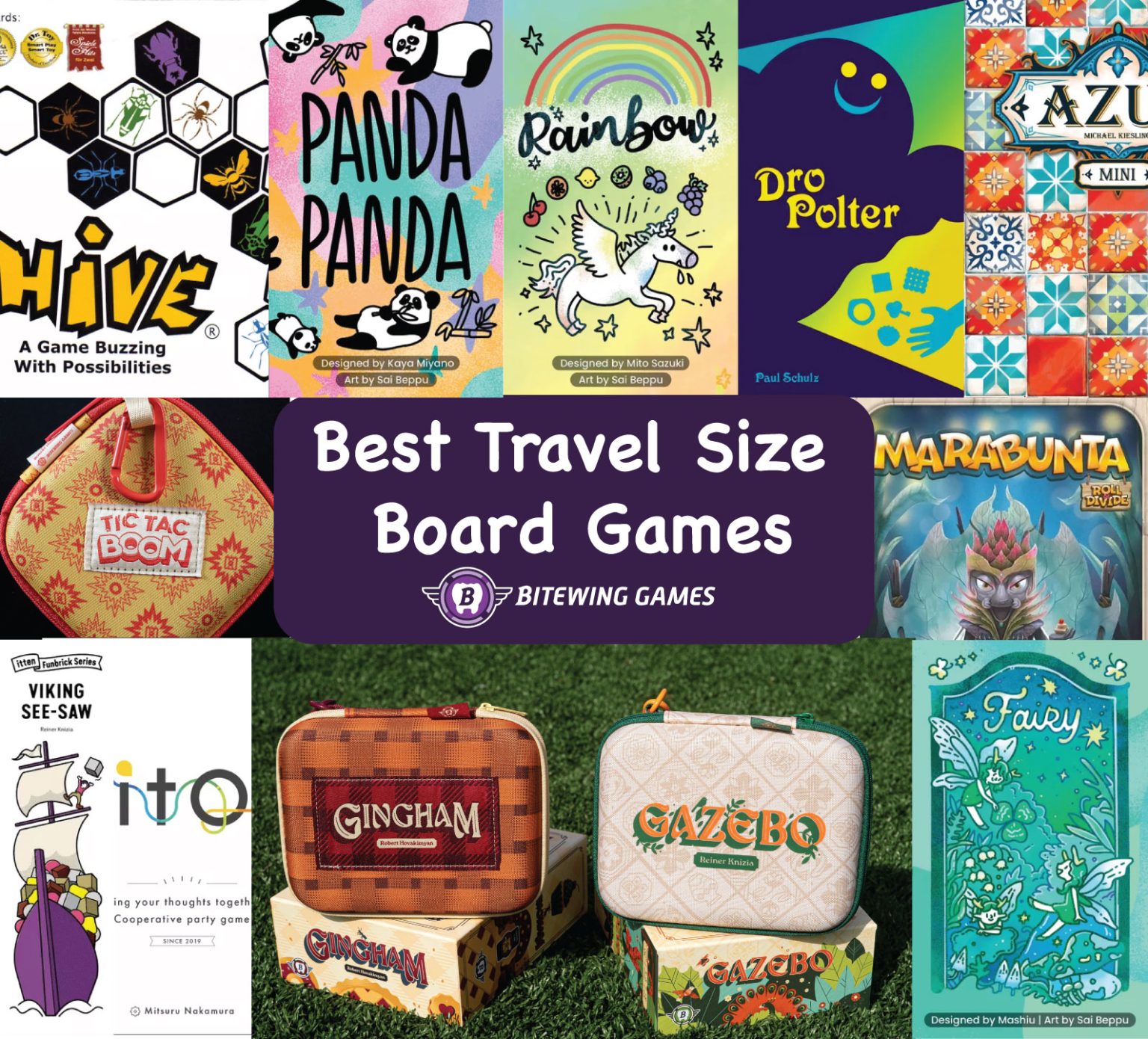 Best Travel Size Board Games - Bitewing Games